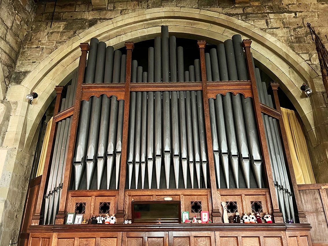 The organ - St Michael's Church, Alnwick
